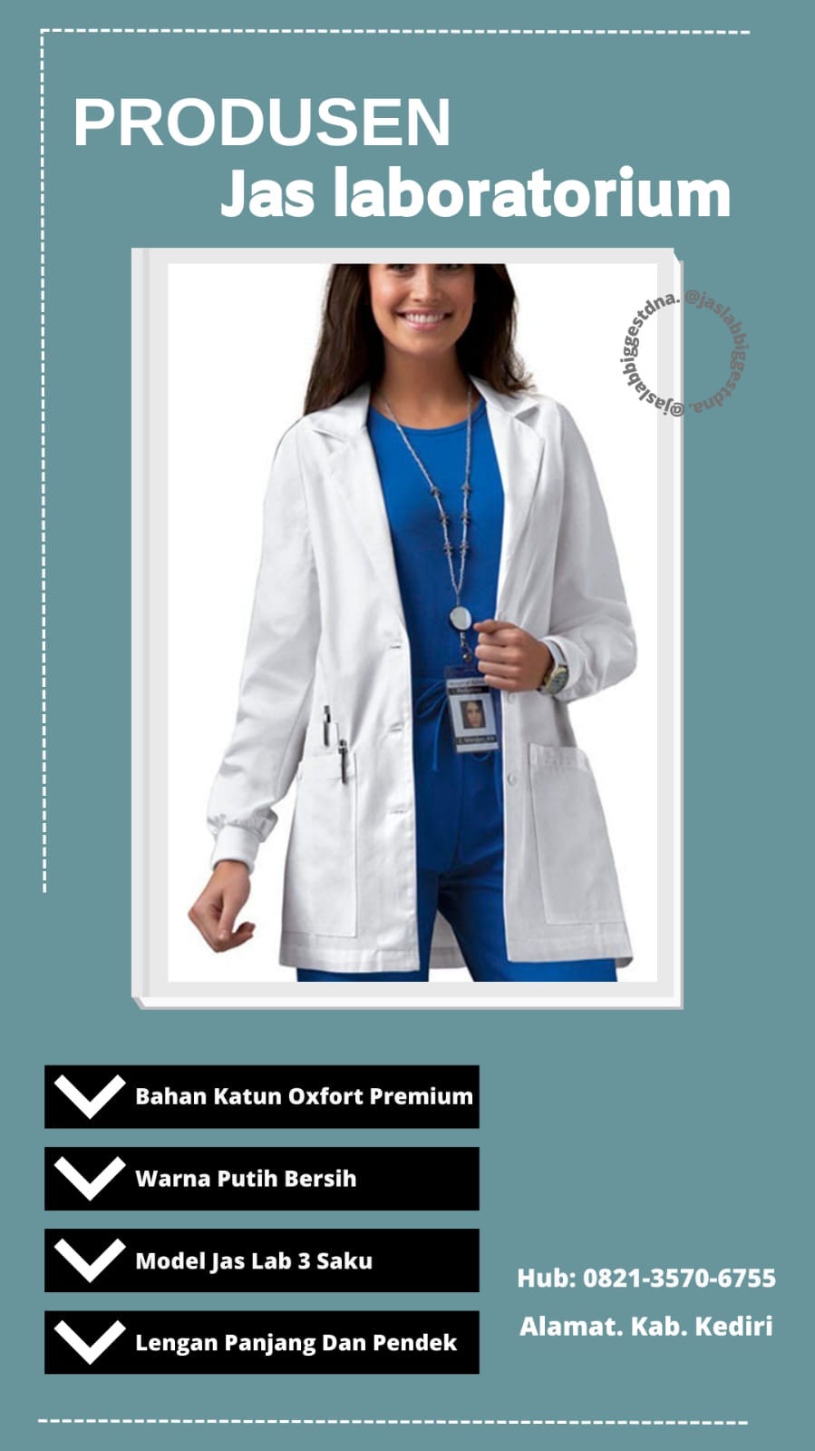DAPATKAN POTONGAN HARGA!Hub: 0821–3570–6755, Jual Jas Lab ...