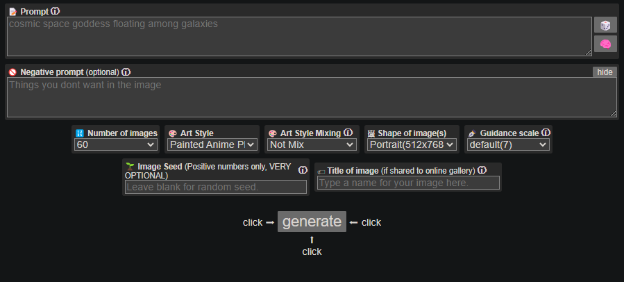 Generate 60 AI Images in One Click One Prompt No Signup No Restriction ...