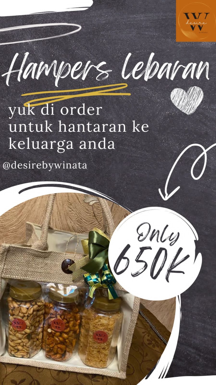 hampers lebaran TERINDAH, Call 0852-1652-3720, Kue Lebaran Eank Desire By Winata KLIK https://wa ...
