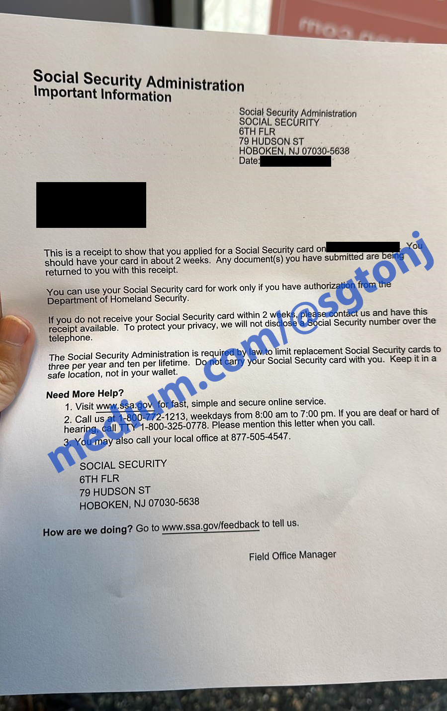 Applying for SSN Social Security Number | by Zach | Medium