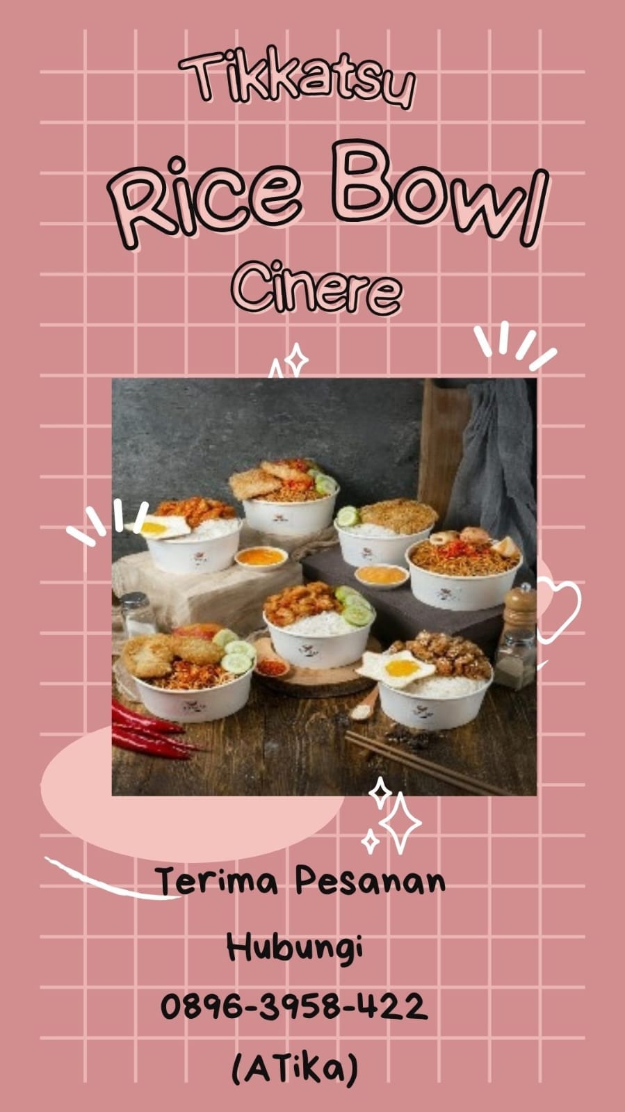 Jual Rice Bowl Murah Untuk Acara Hubungi 089639584247 Tikkatsu Rice Bowl Cinere By