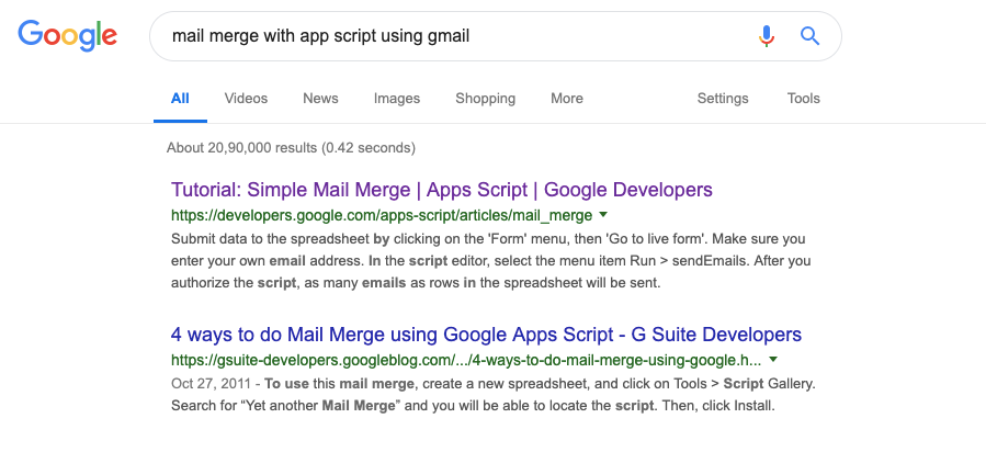 Mail Merge using Google Apps Script | by Varsha Das | Medium