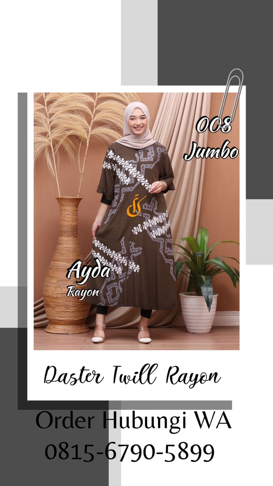 OPEN RESELLER WA. 0815–6790–5899 Agen Daster Arab, Daster Bali, Daster ...