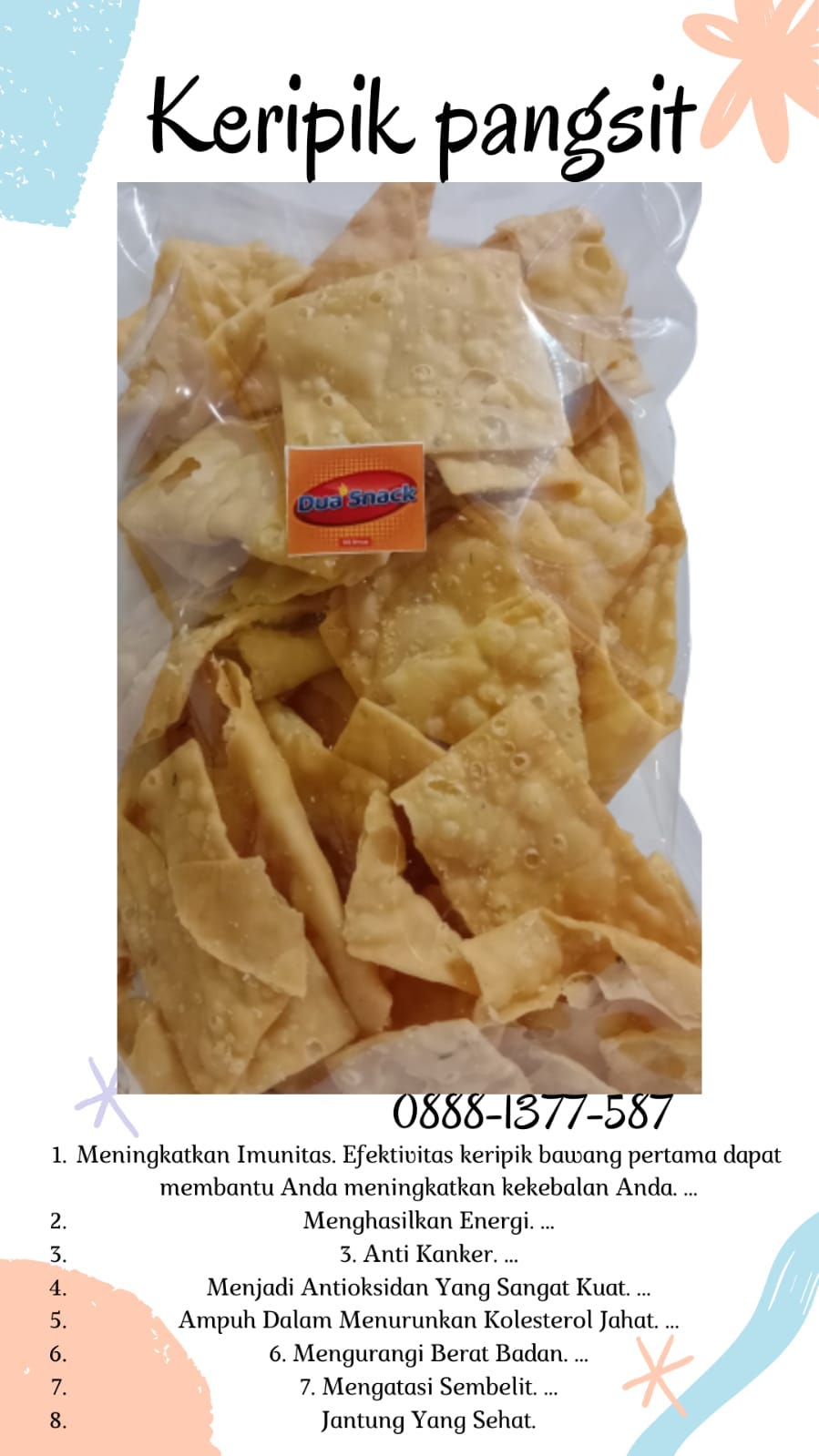 Dua Snack Open order Open reseller:0888–1377–587 Buat kalian yang mau ...