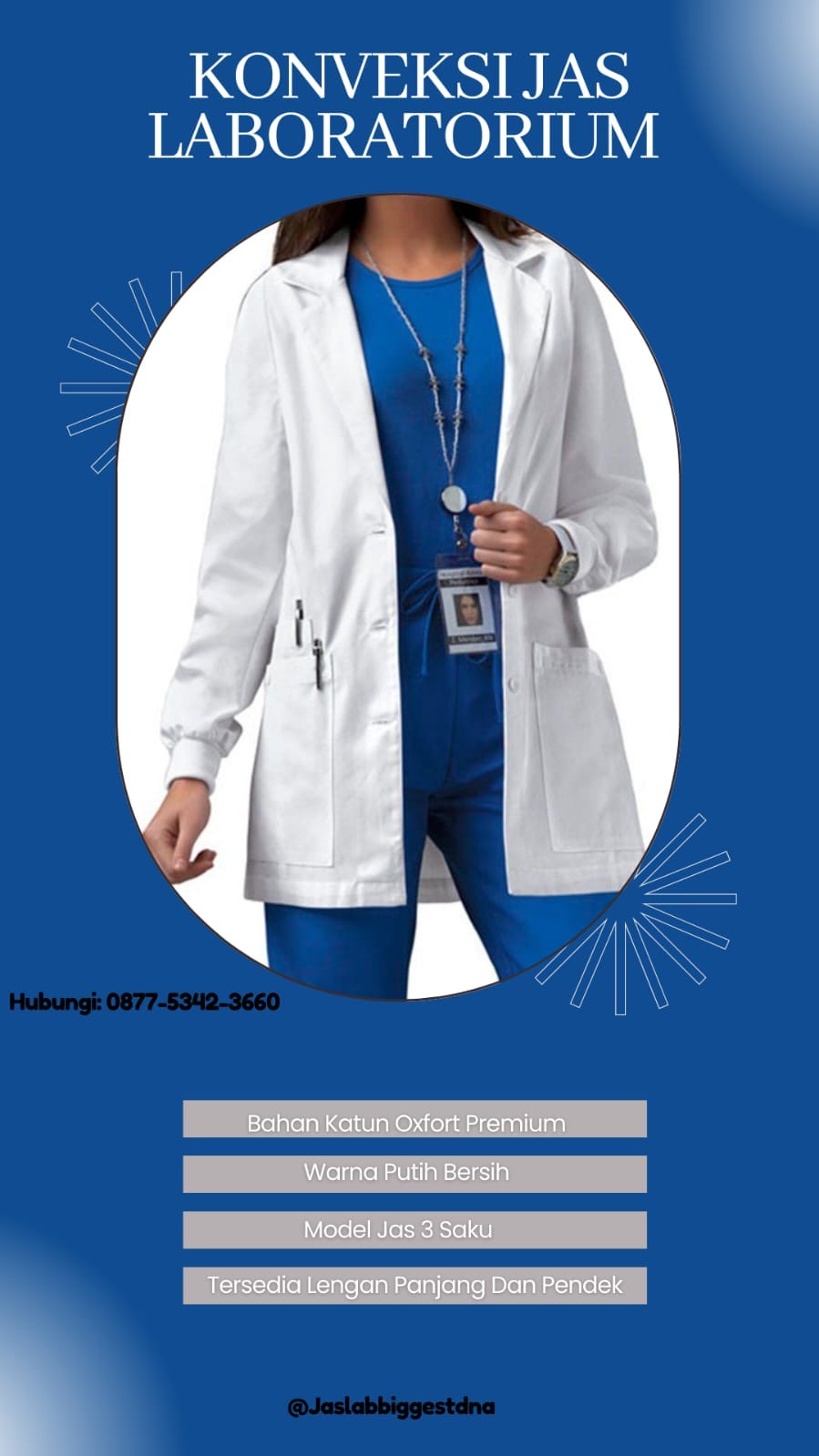 DAPATKAN POTONGAN HARGA!Hub: 0821–3570–6755, Jual Jas Lab, @jaslabbiggestdna. - jaslabbiggestdna ...