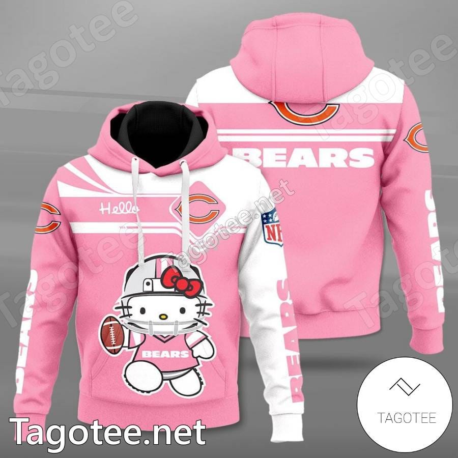 Chicago Bears: Hello Kitty Pink T-shirt, Hoodie — Cheer on Your Bears ...
