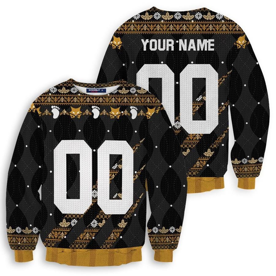 Haikyuu Team MSBY Black Jackals Christmas Unisex Wool Sweater ...
