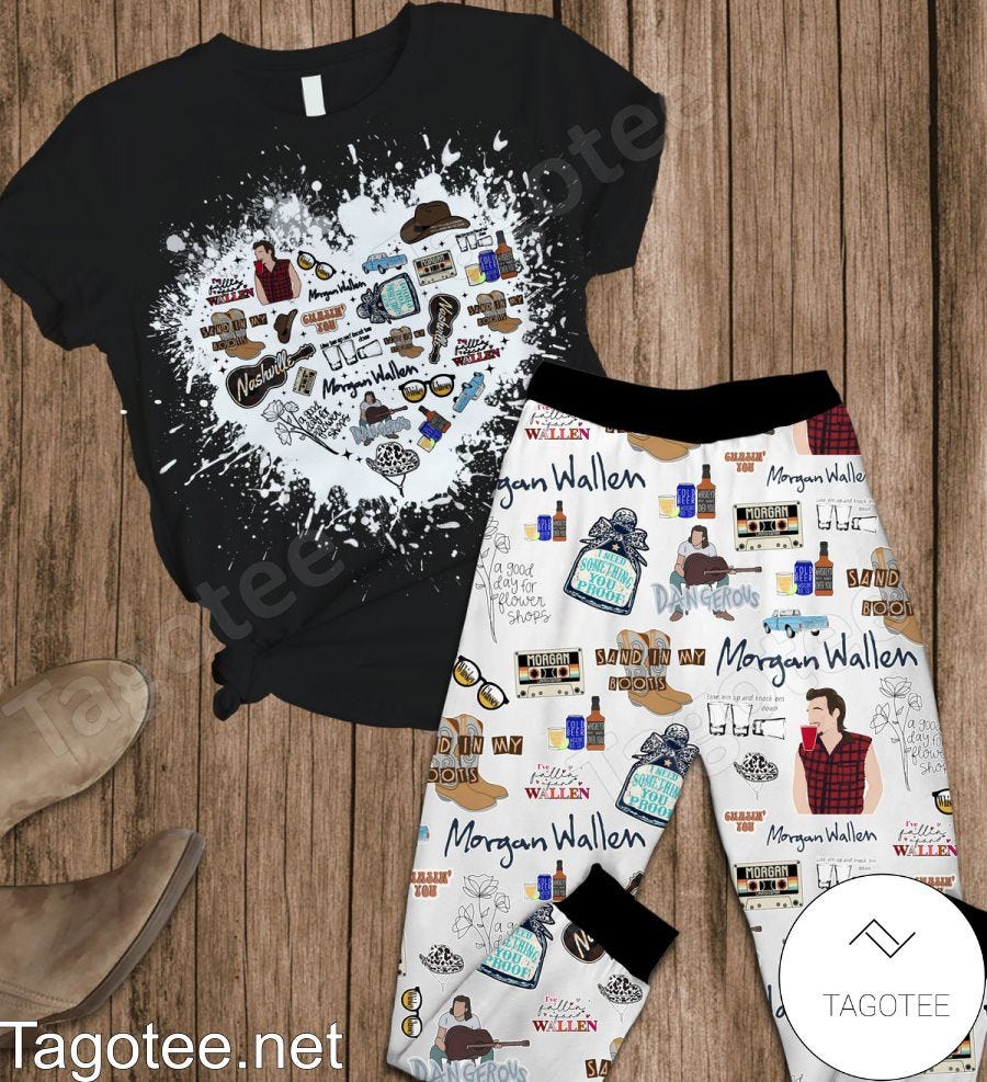 Cozy Up in Style with the Morgan Wallen Items Pajamas Set | by Aiden ...