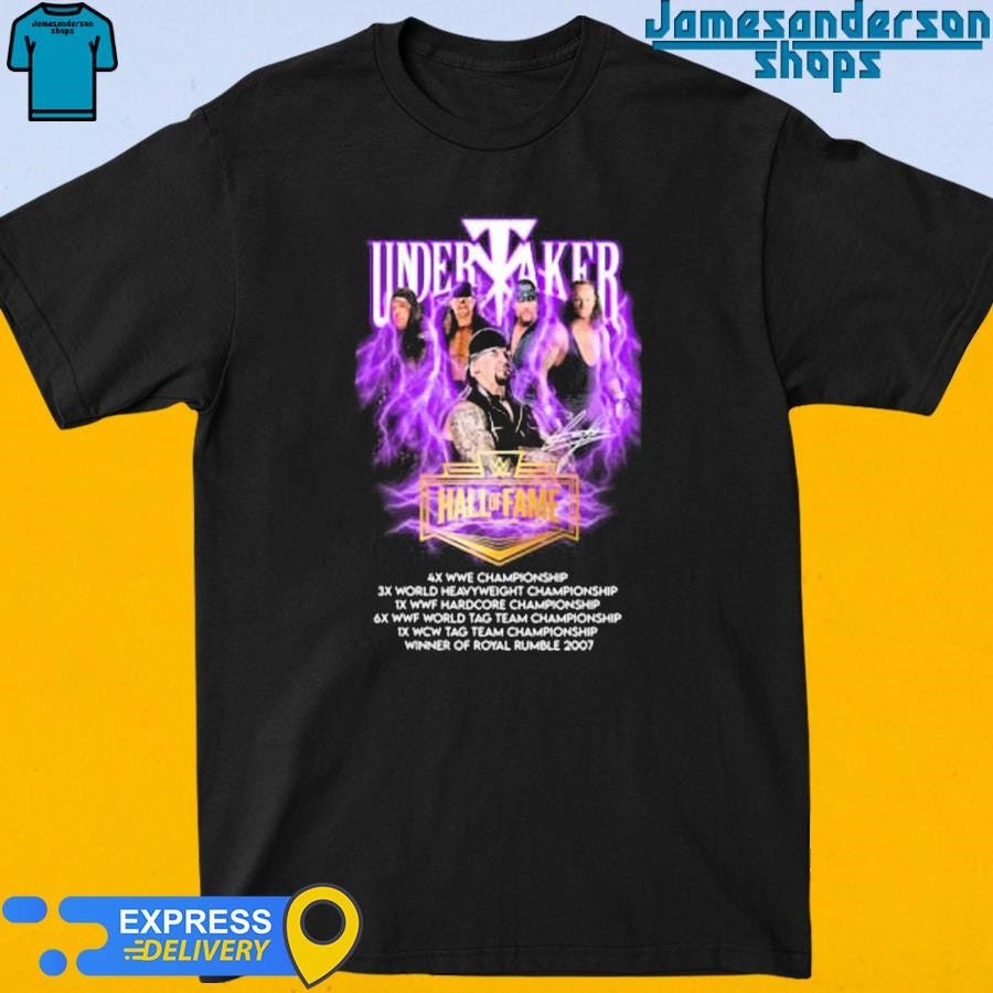 Official Undertaker Hall Of Fame Signature shirt | by ...