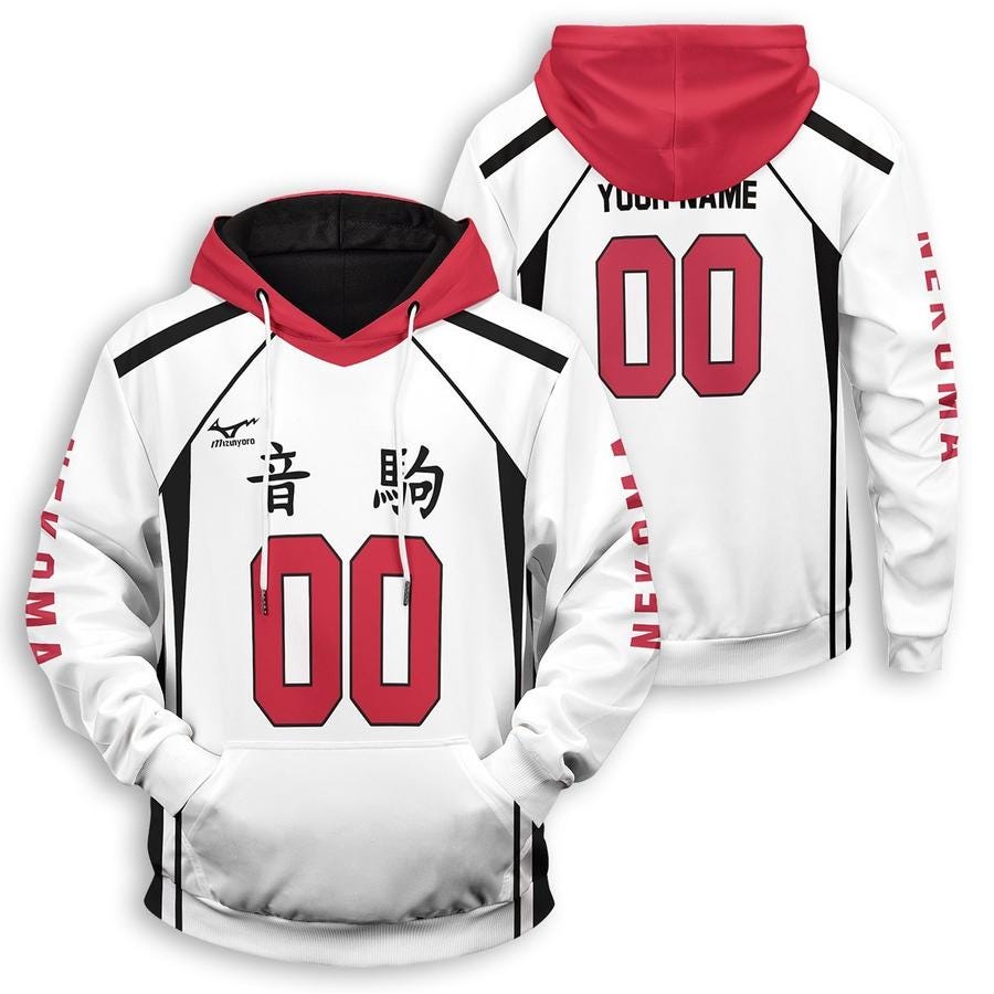 Haikyuu Team Nekoma Libero Unisex Hoodie Personalized - Official ...
