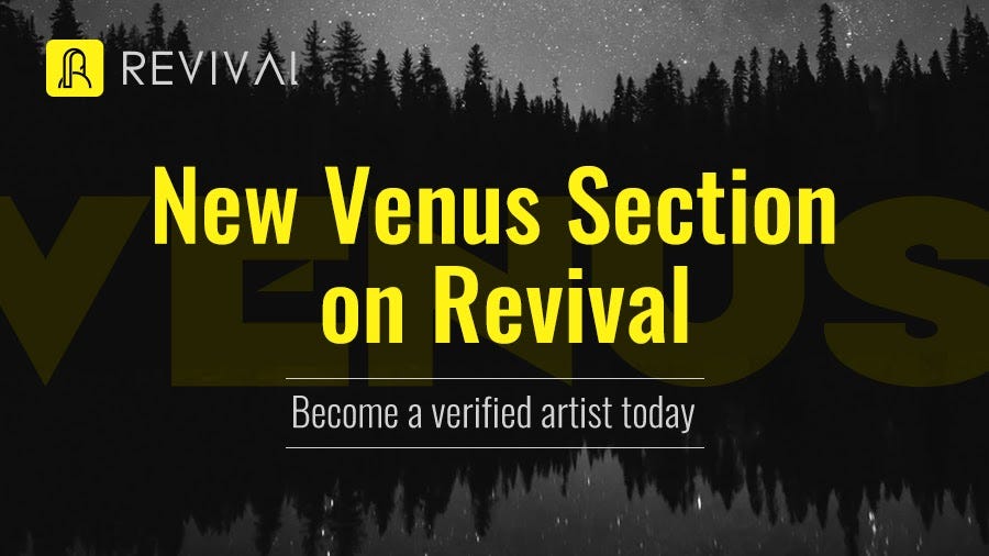 Become A Revival’s Verified Artist Today | Venus Section Application ...