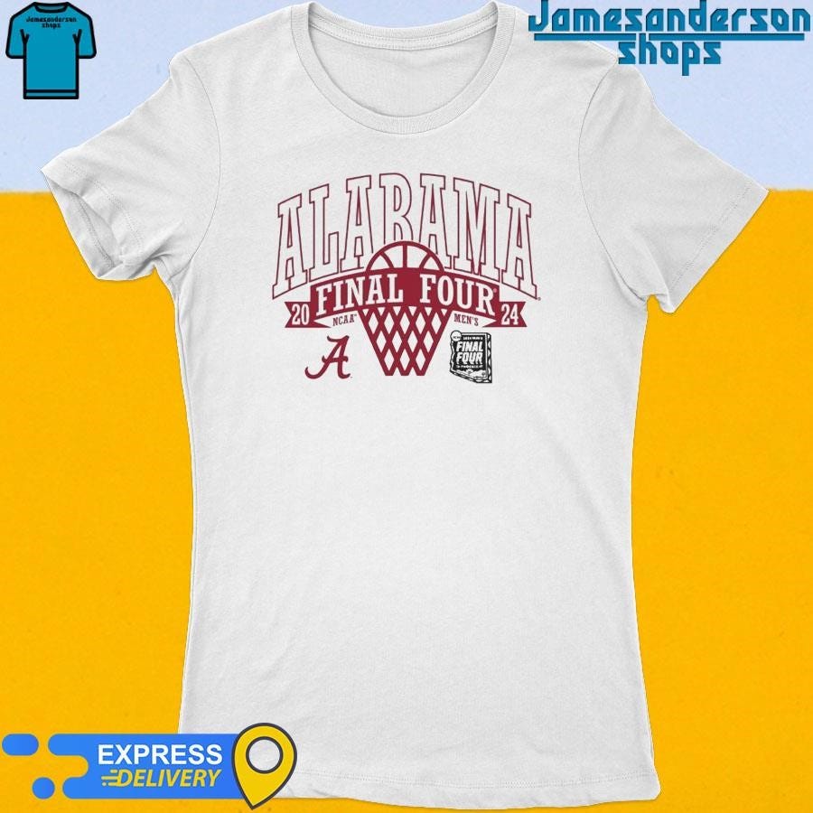 Official Alabama Crimson Tide 2024 NCAA Men’s Basketball Final Four ...