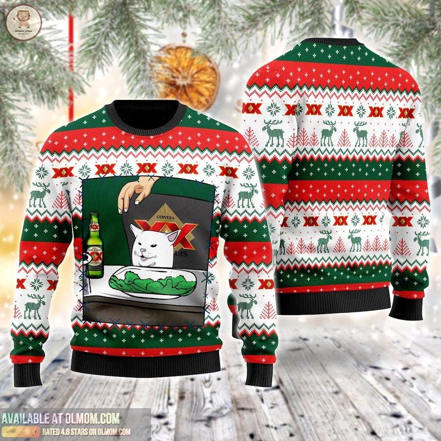 Dos Equis Cat Meme All-Over Print Thicken Sweater | by son nguyen | Medium
