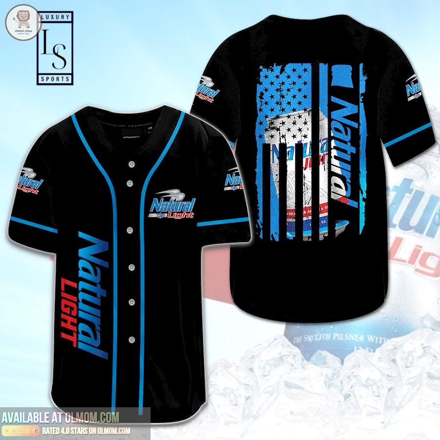 Natural Light Flag Baseball Jersey | by son nguyen | Dec, 2023 | Medium