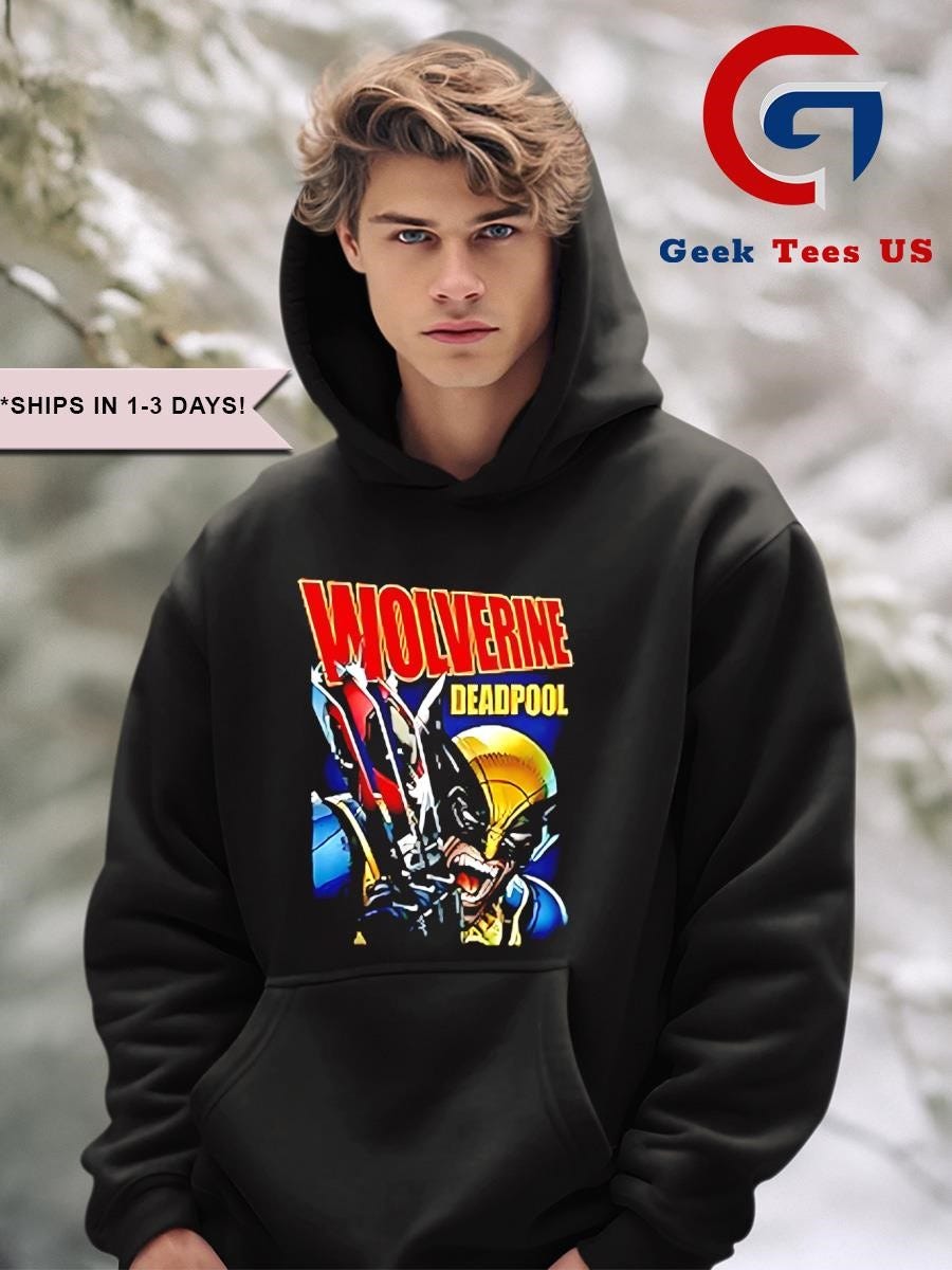 Wolverine Deadpool Magazine movie 2024 shirt - GeekteesUS - Medium