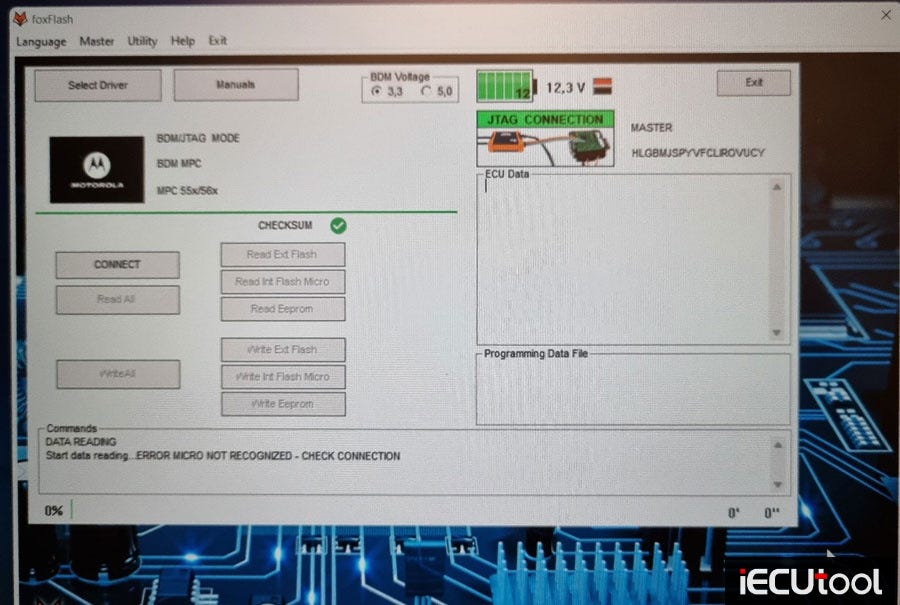Foxflash Failed to Read Volvo SID803 in BDM Solution - Evelyn - Medium