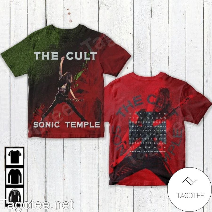 Embrace the Sonic Temple: The Cult Album Cover T-Shirt | by Hudson ...