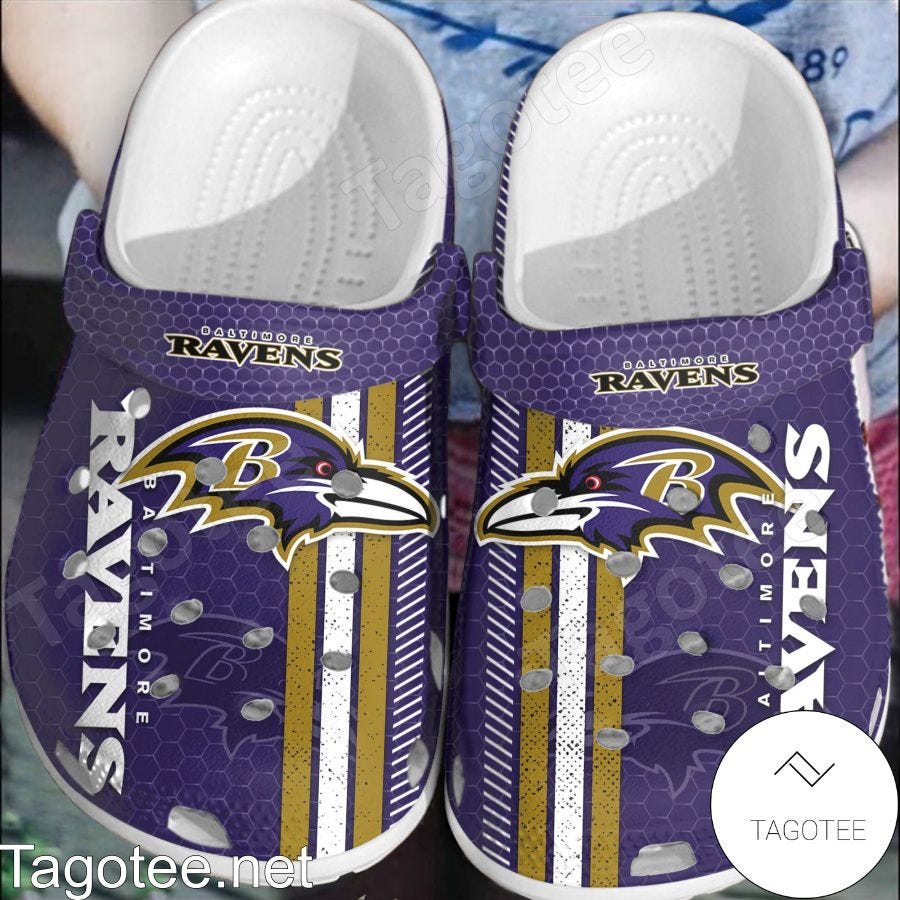 Baltimore Ravens Hive Pattern Crocs: Show Your Team Spirit in Style ...