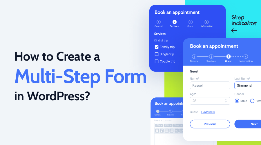How To Create A Multi-Step Form In WordPress? | by Visualmodo | Medium