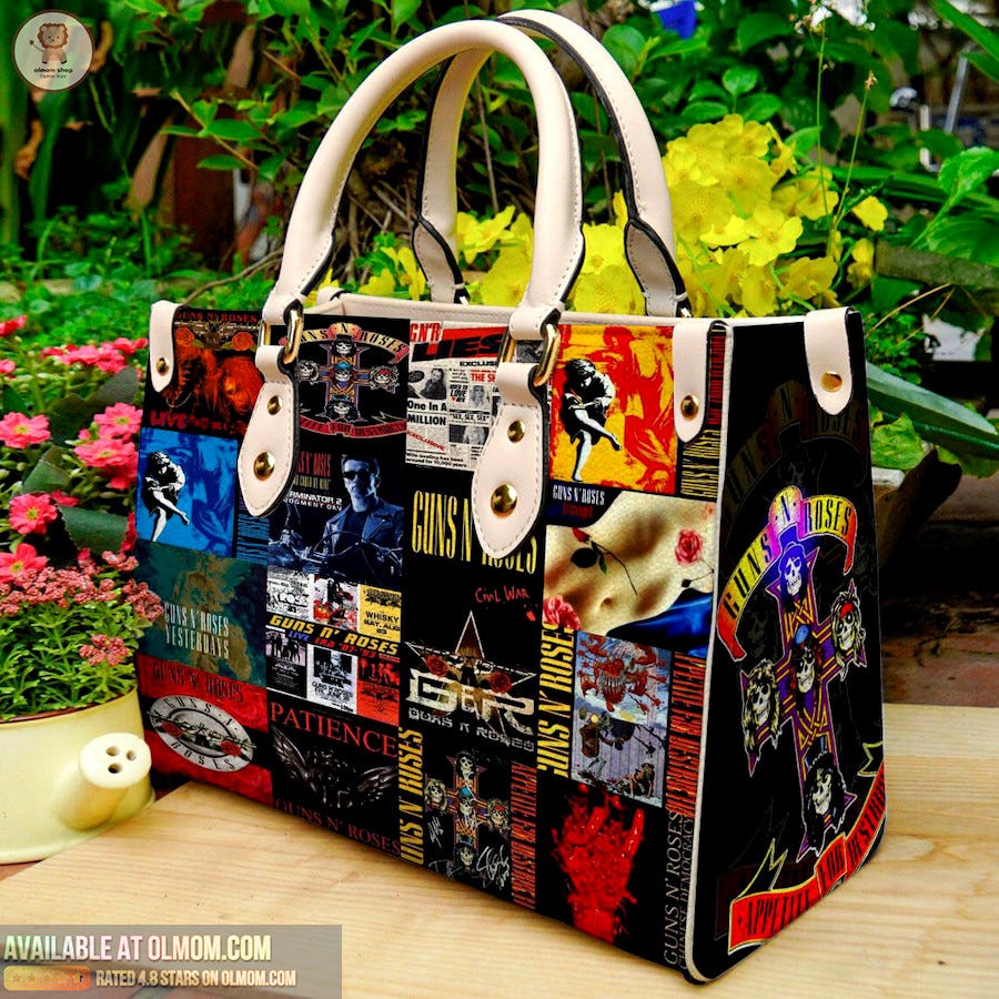 Gun N Roses 1 Leather Bag L98 Women Leather Hand Bag | by son nguyen ...