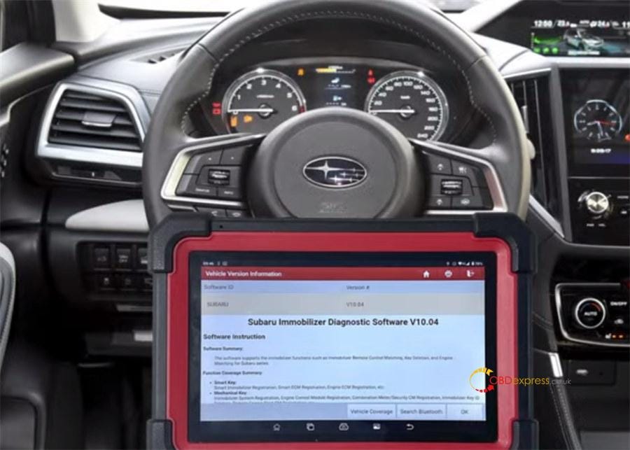Subaru Anti-theft Key Matching with Launch X431 IMMO Plus/ Elite ...