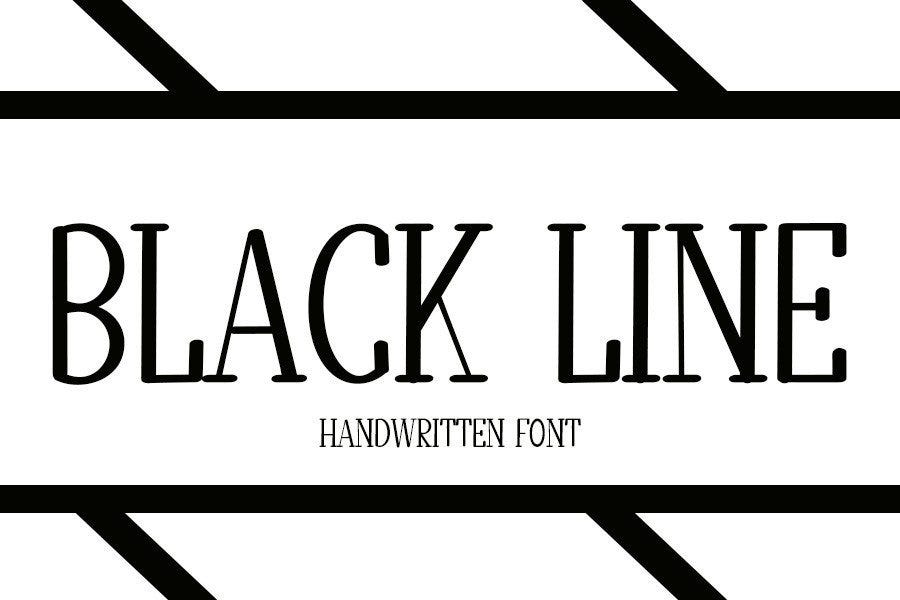Black Line Font OTF | by Emmaenigma | Apr, 2024 | Medium
