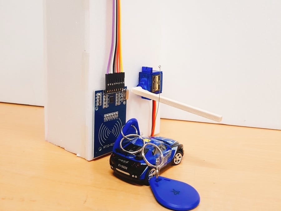 Car parking security system with RFID technology and web portal with ...