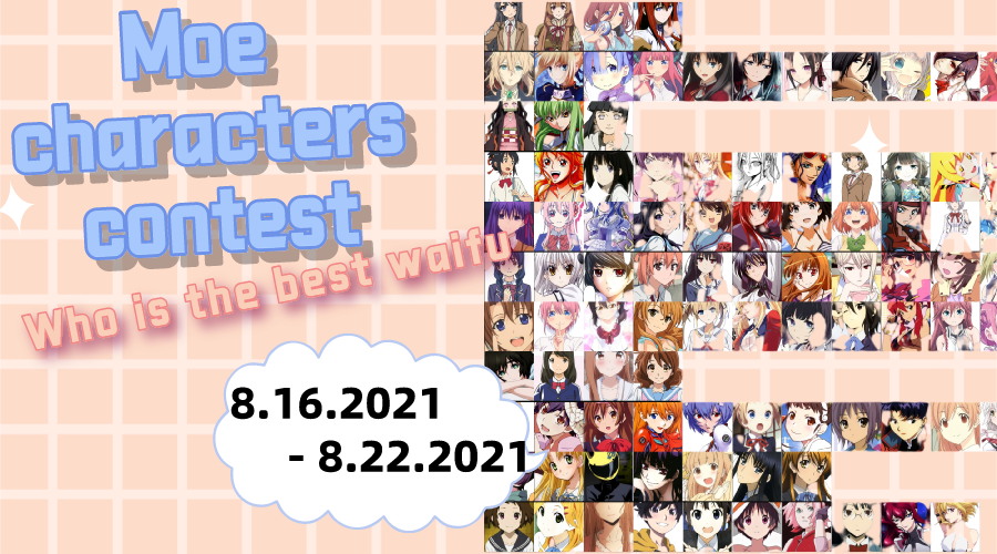 【Competition】Who is the best waifu! Moe characters contest | by wolcano ...