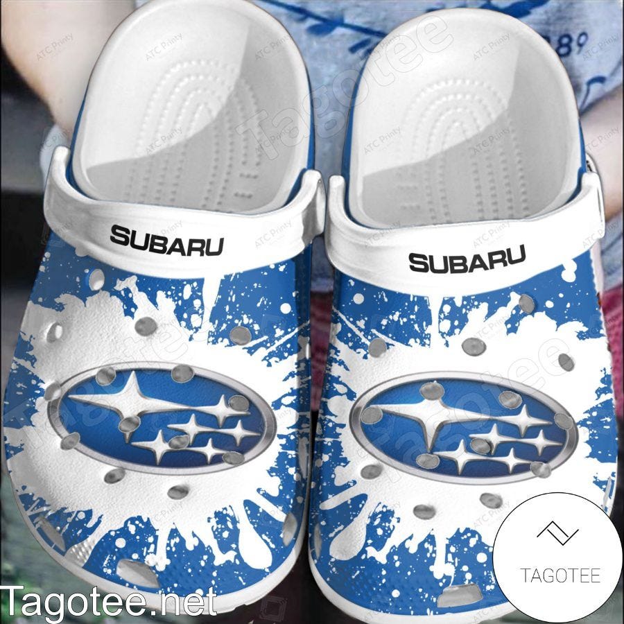 Step Up Your Shoe Game: Subaru Logo Color Splash Crocs | by Kkc | Oct ...