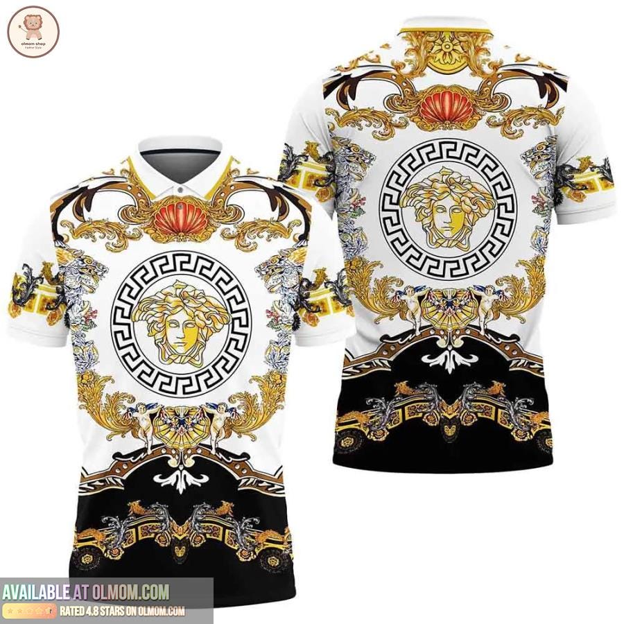 Versace polo limited edition premium polo shirts - son nguyen - Medium