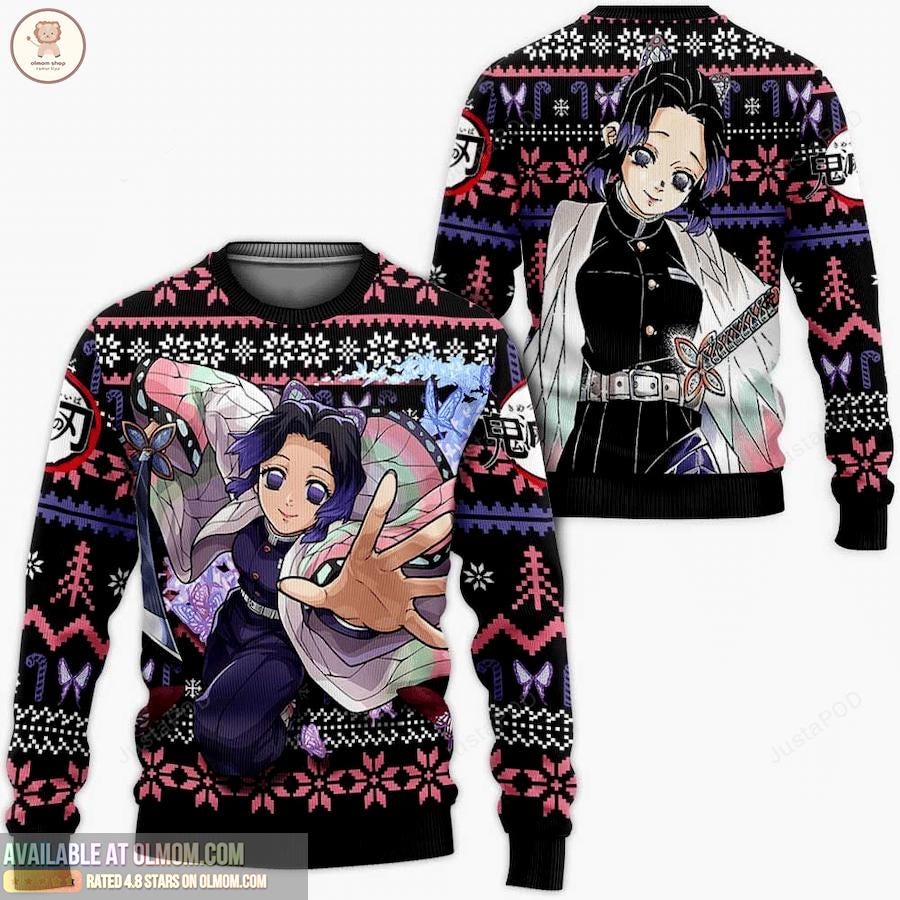 Demon Slayer Kimetsu No Yaiba Anime Kochou Shinobu 8 All-Over Print ...