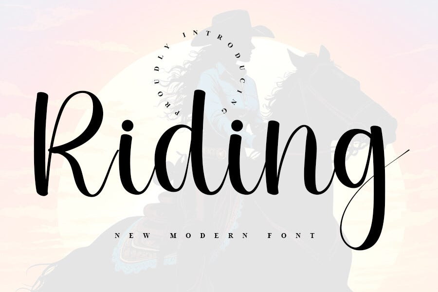 Riding Font - Sienaspectra - Medium