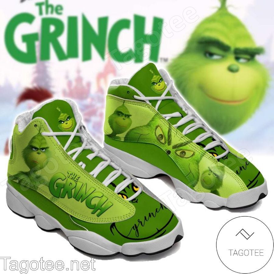 The Grinch Green Air Jordan 13 Shoes: Whoville Holiday Swag | by ...