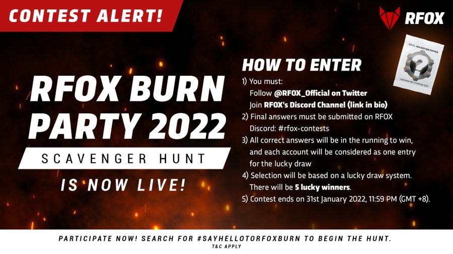 Another 3.8M Tokens Fried Inside The RFOX Metaverse Ecosystem | by ...