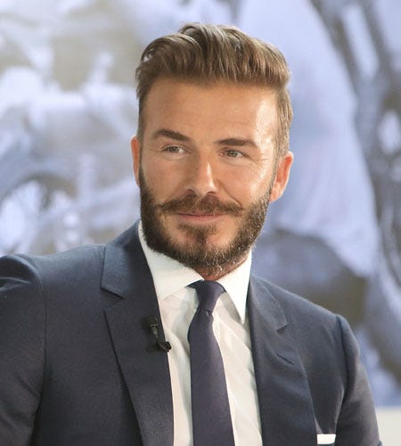 David Beckham Beard Style 2022