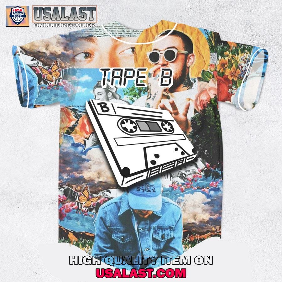 Tape B Mac Miller Rave EDM Baseball Jersey | by Heidisimonis | Apr ...