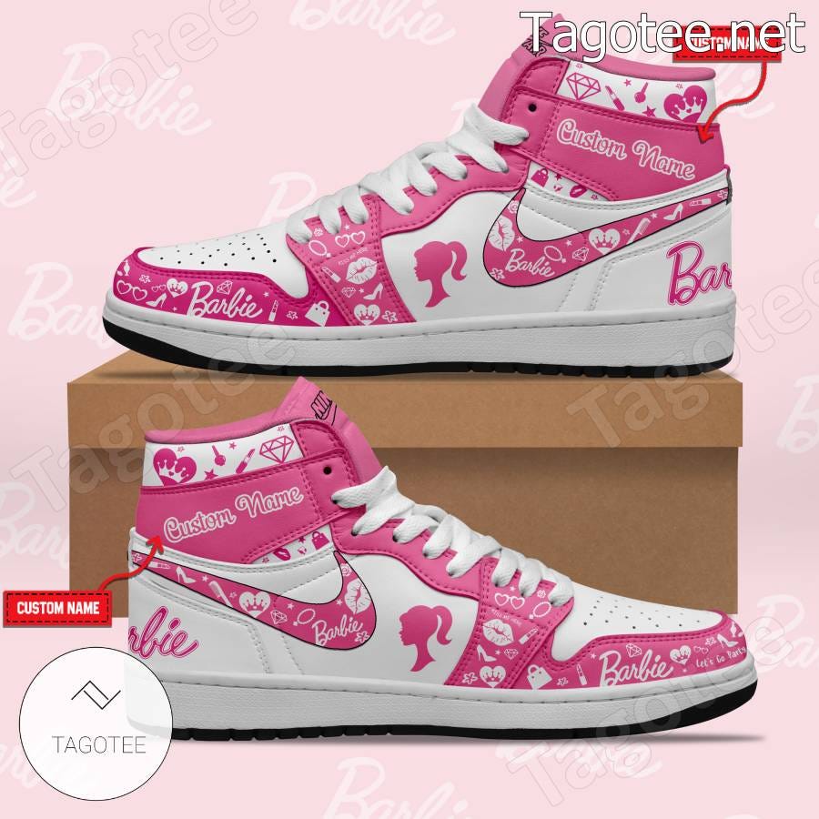 Step Into Barbie-Inspired Style with These Personalized Air Jordan High ...