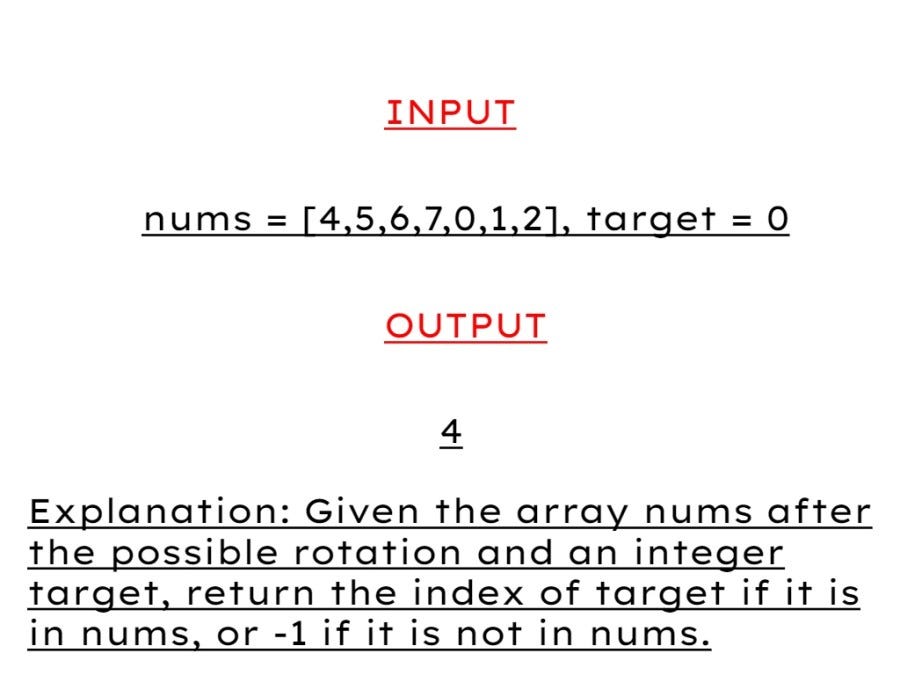 Search In Rotated Sorted Array — Leetcode Python By He Codes It Medium