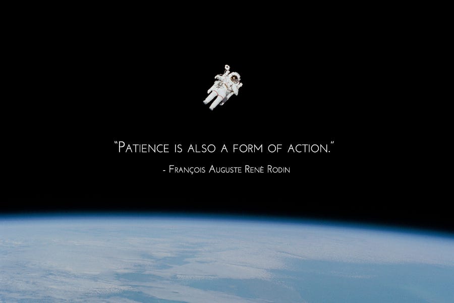 [Freebie] Patience is Also a Form of Action | by A Chronic Voice | Medium