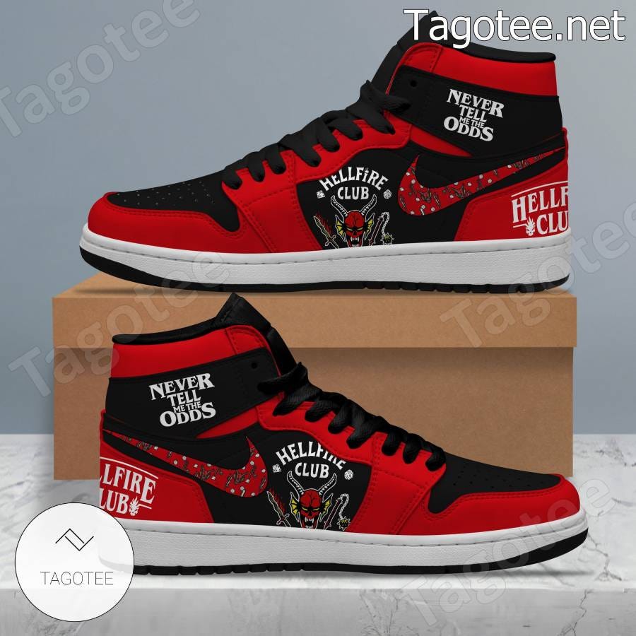 Hellfire Club: Never Tell Me the Odds Air Jordan High Top Shoes — A ...