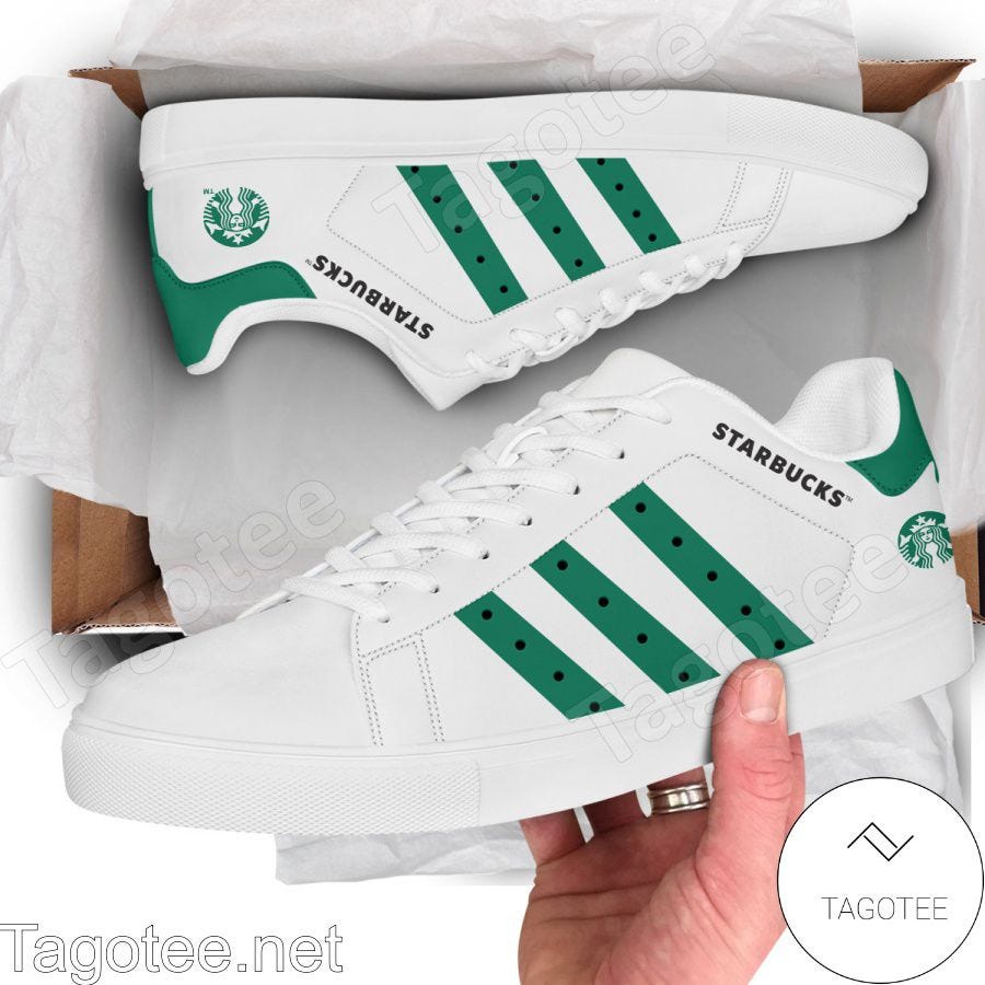 Sip Your Style: Starbucks Logo Stan Smith Shoes — The Perfect Blend of ...