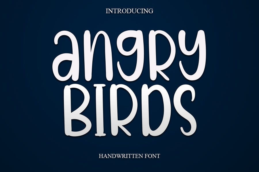 Angry Birds Font - Emmaethereal - Medium