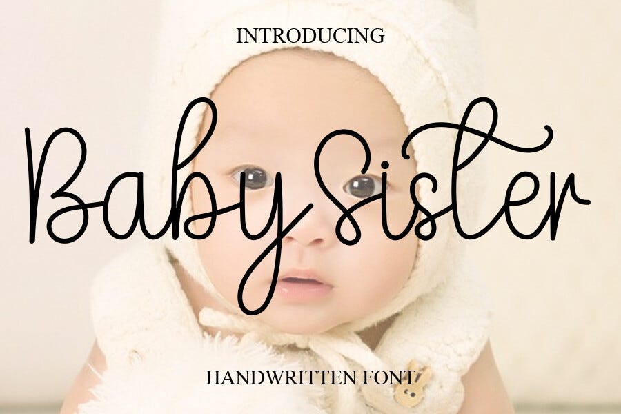 Baby Sister Font - Nebulacraft - Medium