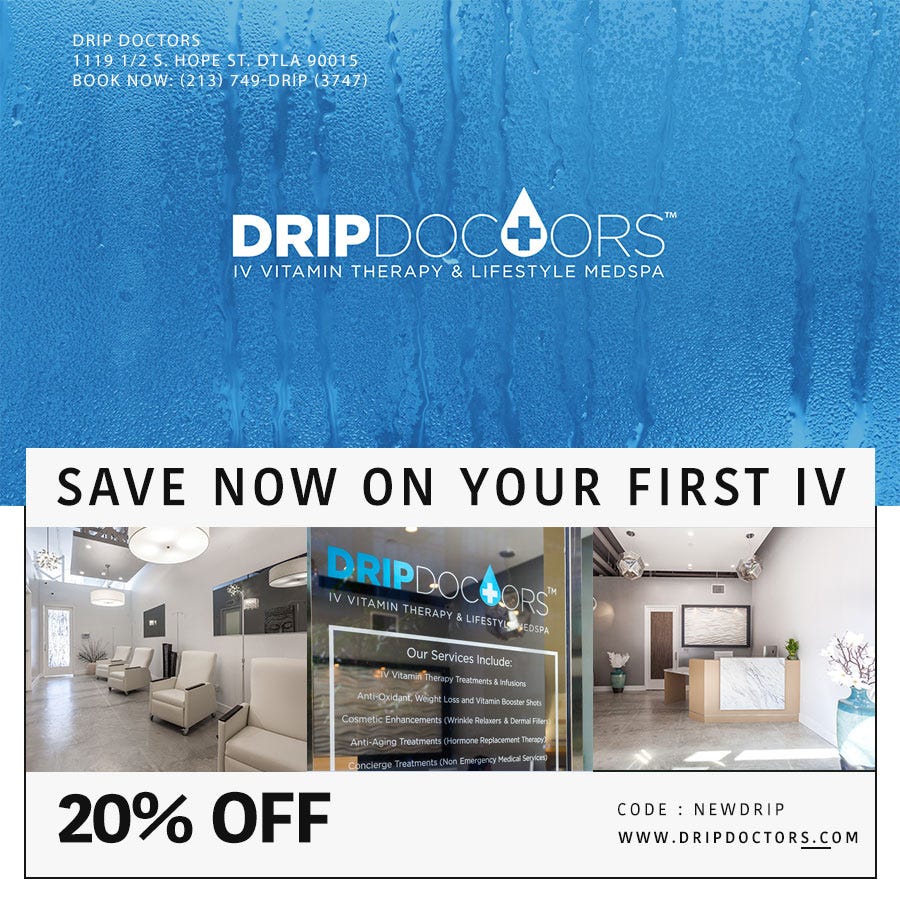 FIRST IV DISCOUNT! | by Drip Doctors | Medium
