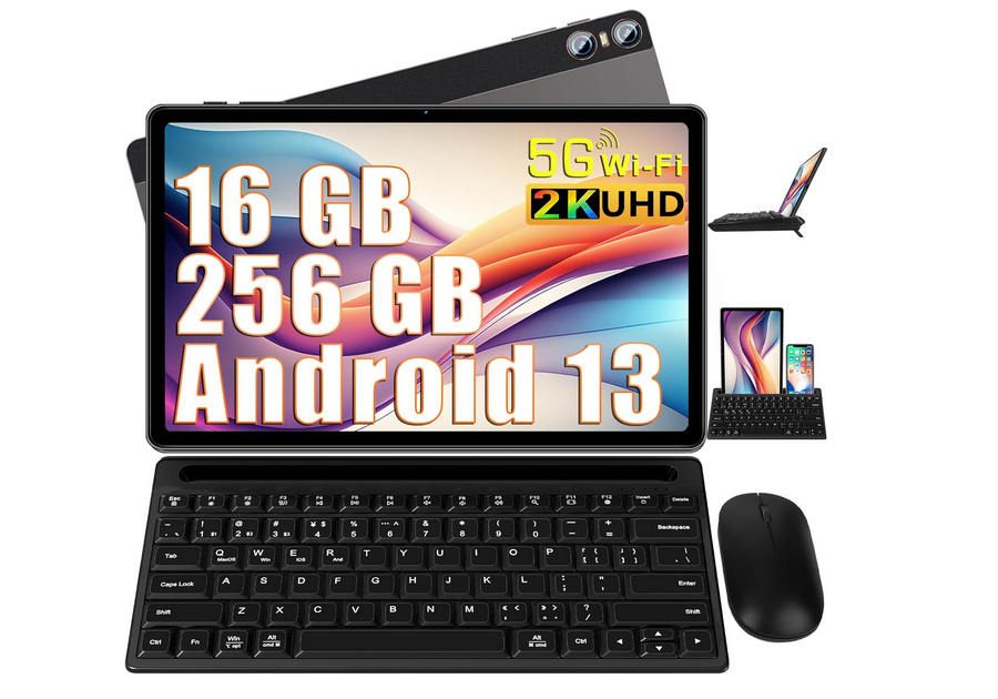 SEBBE Tablet Android 13–11 Pollici, 16GB RAM, Display 2000×1200 ...