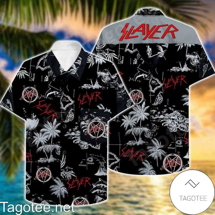 Slayer Band: Unleash the Hawaiian Spirit with this Killer Shirt | by ...