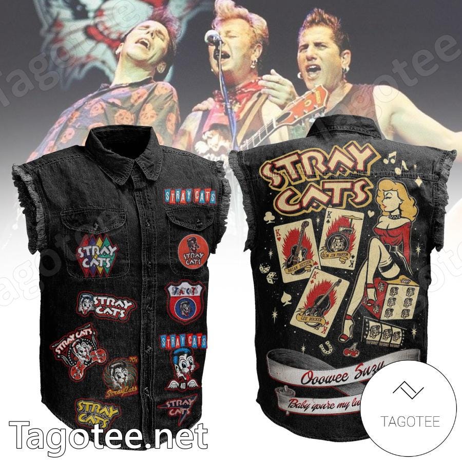 Stray Cats “Ooo Wee Suzy Baby” Denim Vest: Rockabilly Retro Style | by ...