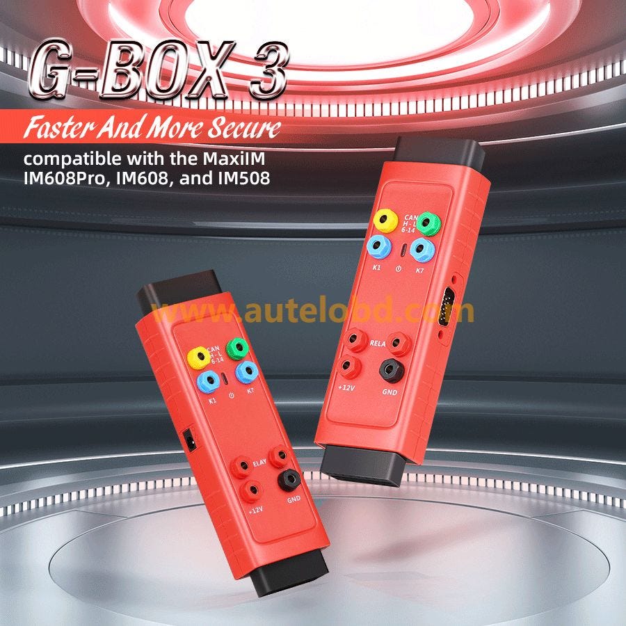 Autel G-Box3 Key Programming Adapter for Mercedes Benz All Key Lost Work with Autel Im608 PRO II ...