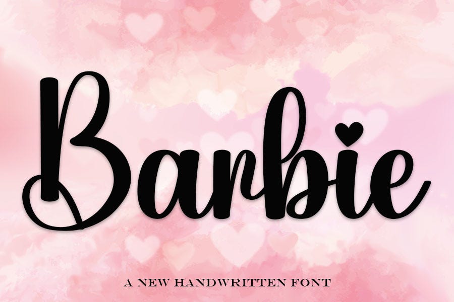 Barbie Font | by Miamirabilis | May, 2024 | Medium