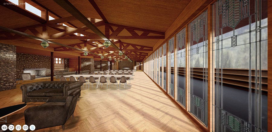 Visit Frank Lloyd Wright’s Banff Pavillion in 3D | by Sjef Tijssen ...